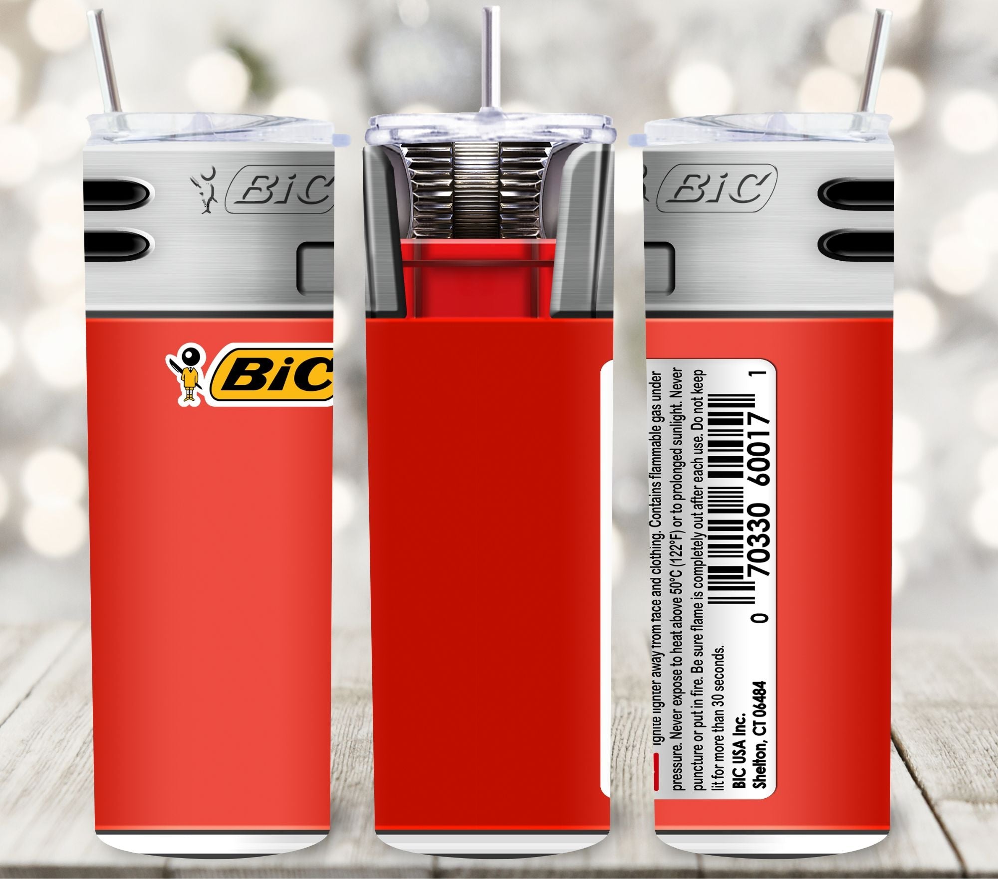 Light My Bic - Adhesive Vinyl Wrap - 4 Color Options – 3D Undercover