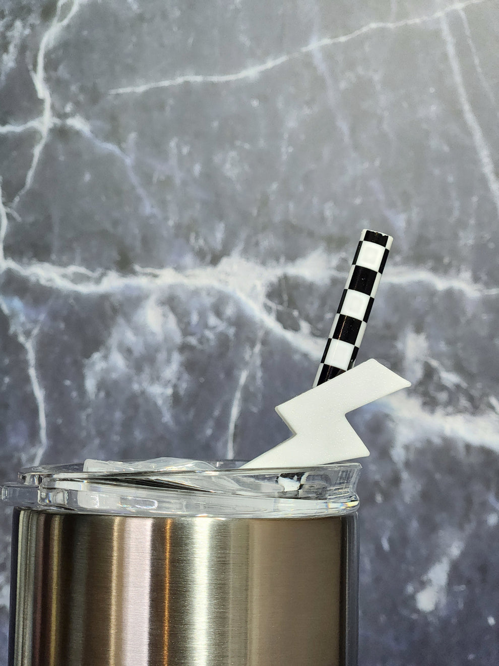 Lightning Bolt Straw topper – 3D Undercover