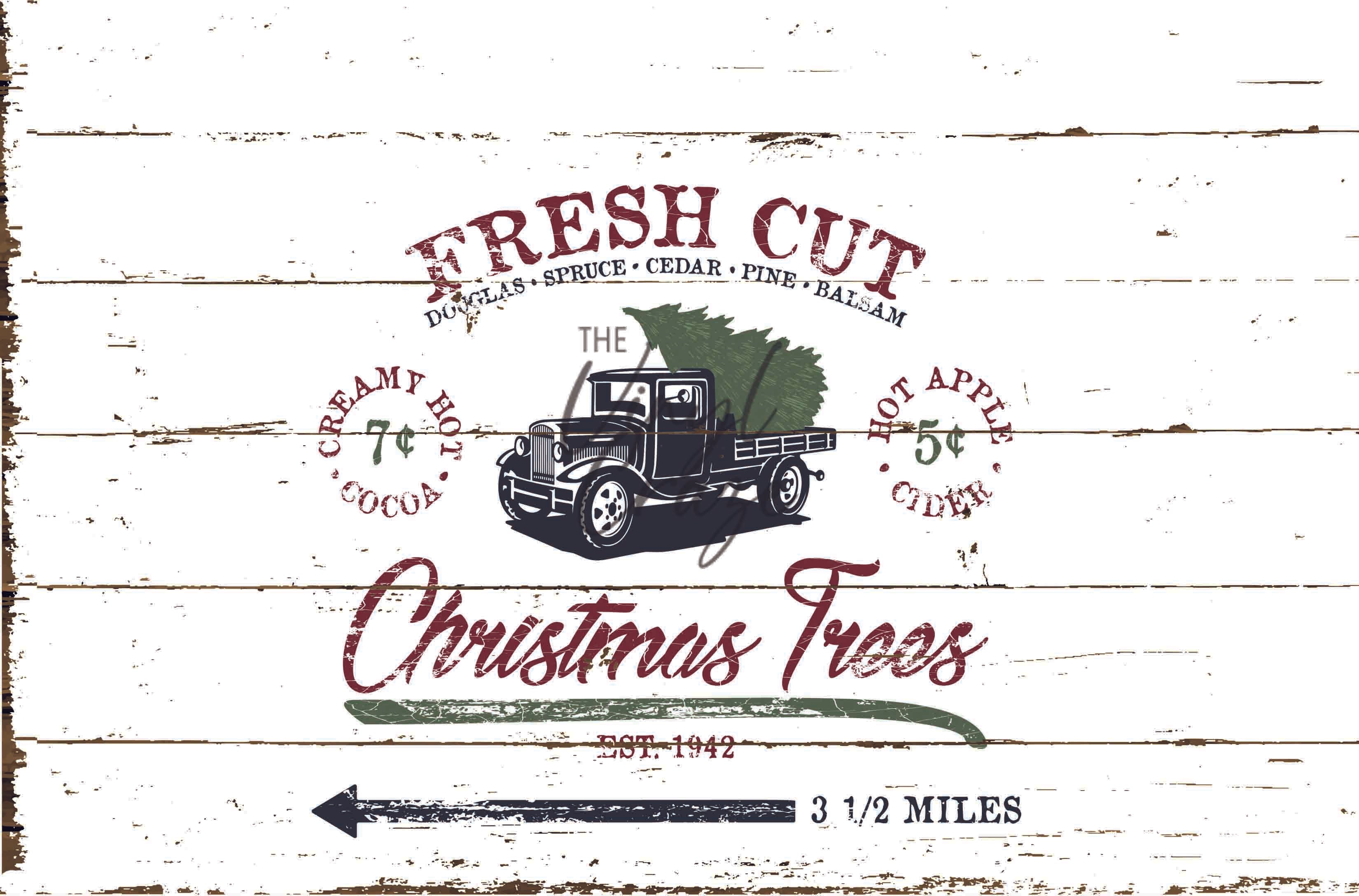 Fresh Cut Christmas Trees - Adhesive Vinyl Wrap – 3D Undercover