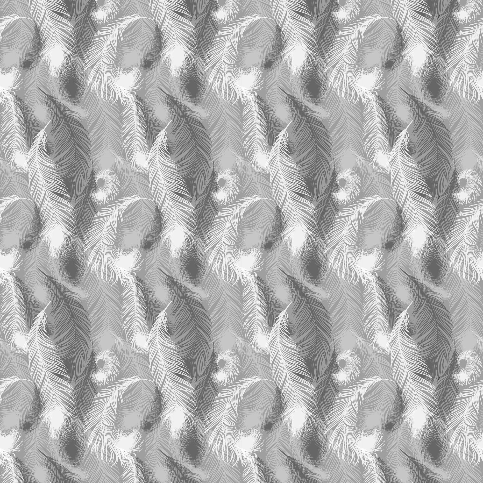 Grey Feathers - Adhesive Vinyl Sheets – 3D Undercover