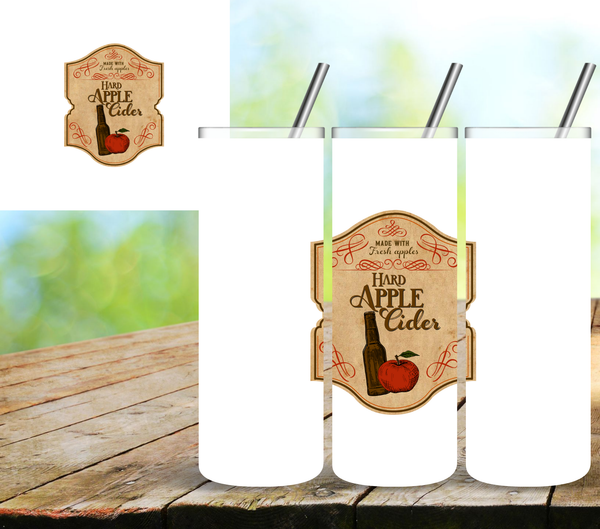 Apple Cider Drink Label - UV DTF Decals - 2 Variants – 3D Undercover