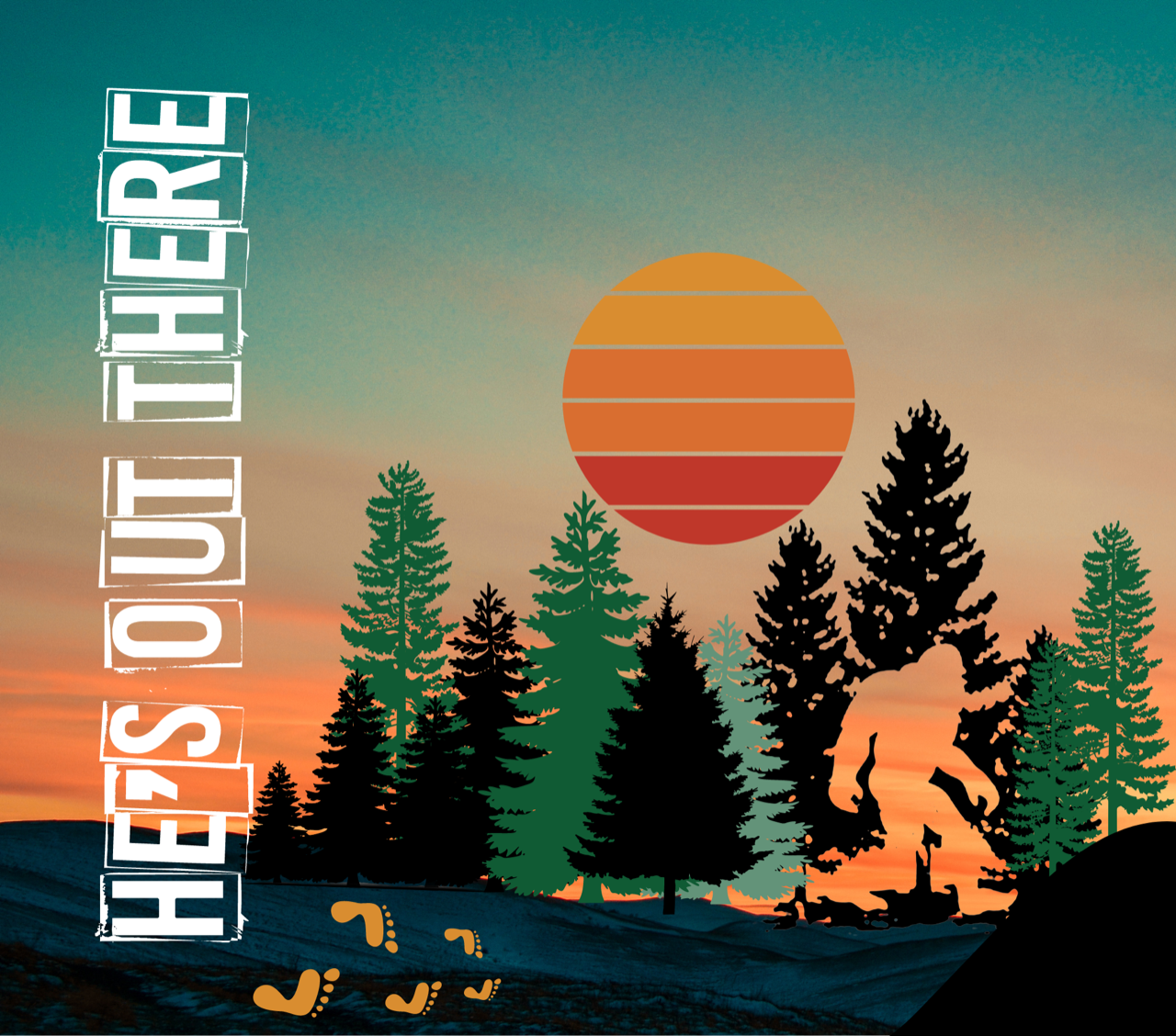 He IS Out There - Adhesive Vinyl Wrap – 3D Undercover