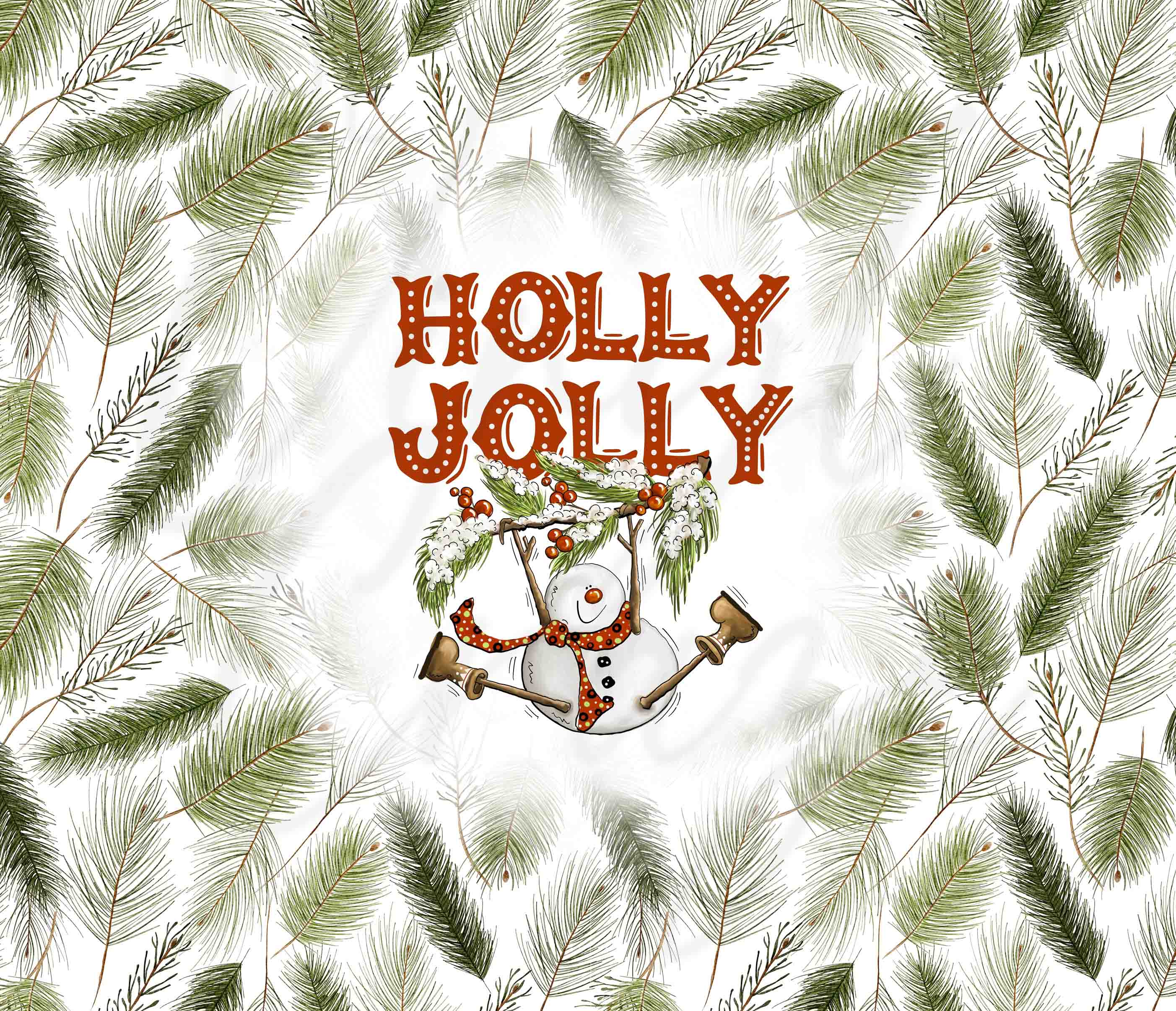 Holly Jolly - Adhesive Vinyl Wraps and 12x12 Sheet – 3D Undercover