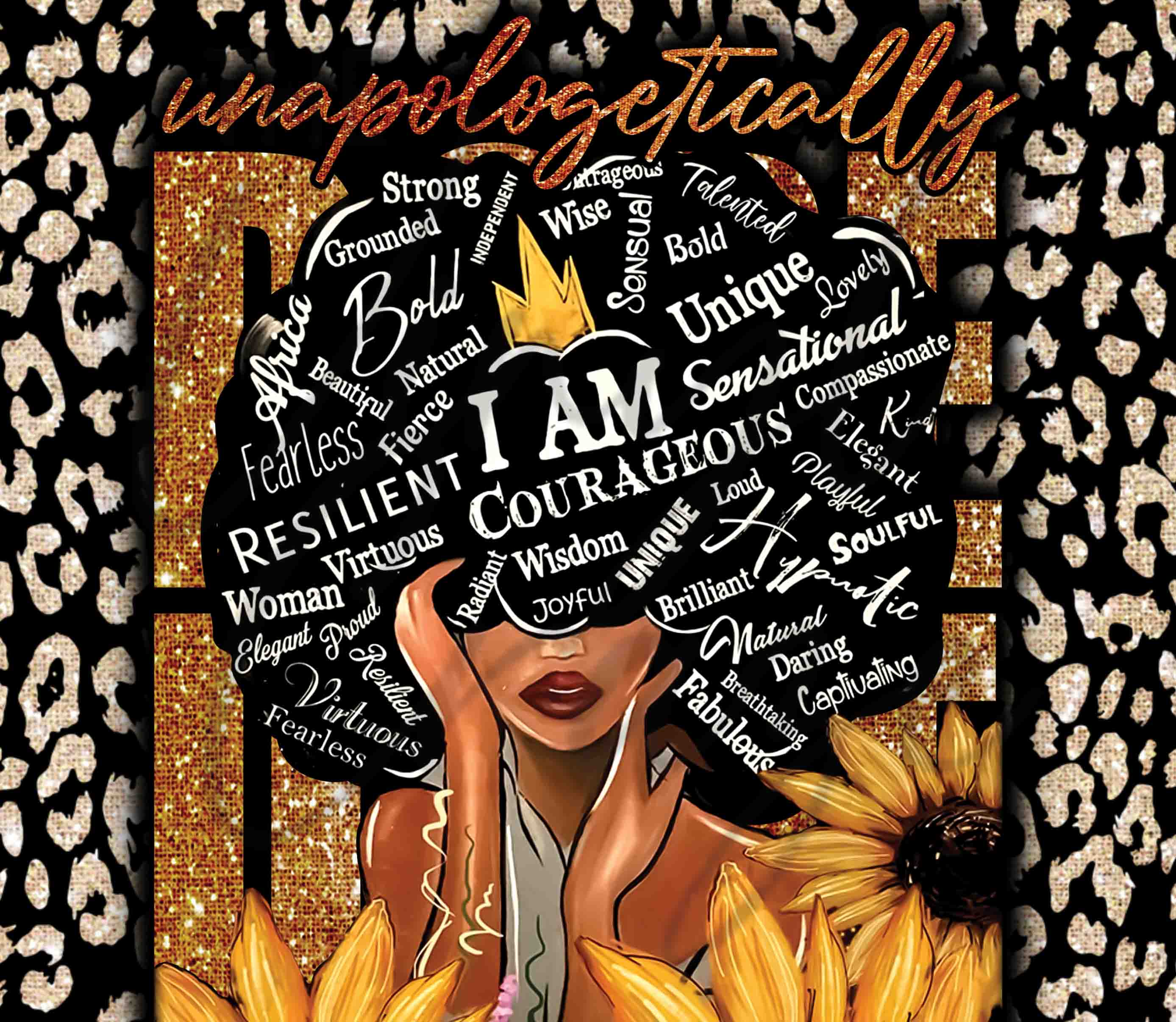 I Am Unapologetically - Adhesive Vinyl Wrap – 3D Undercover