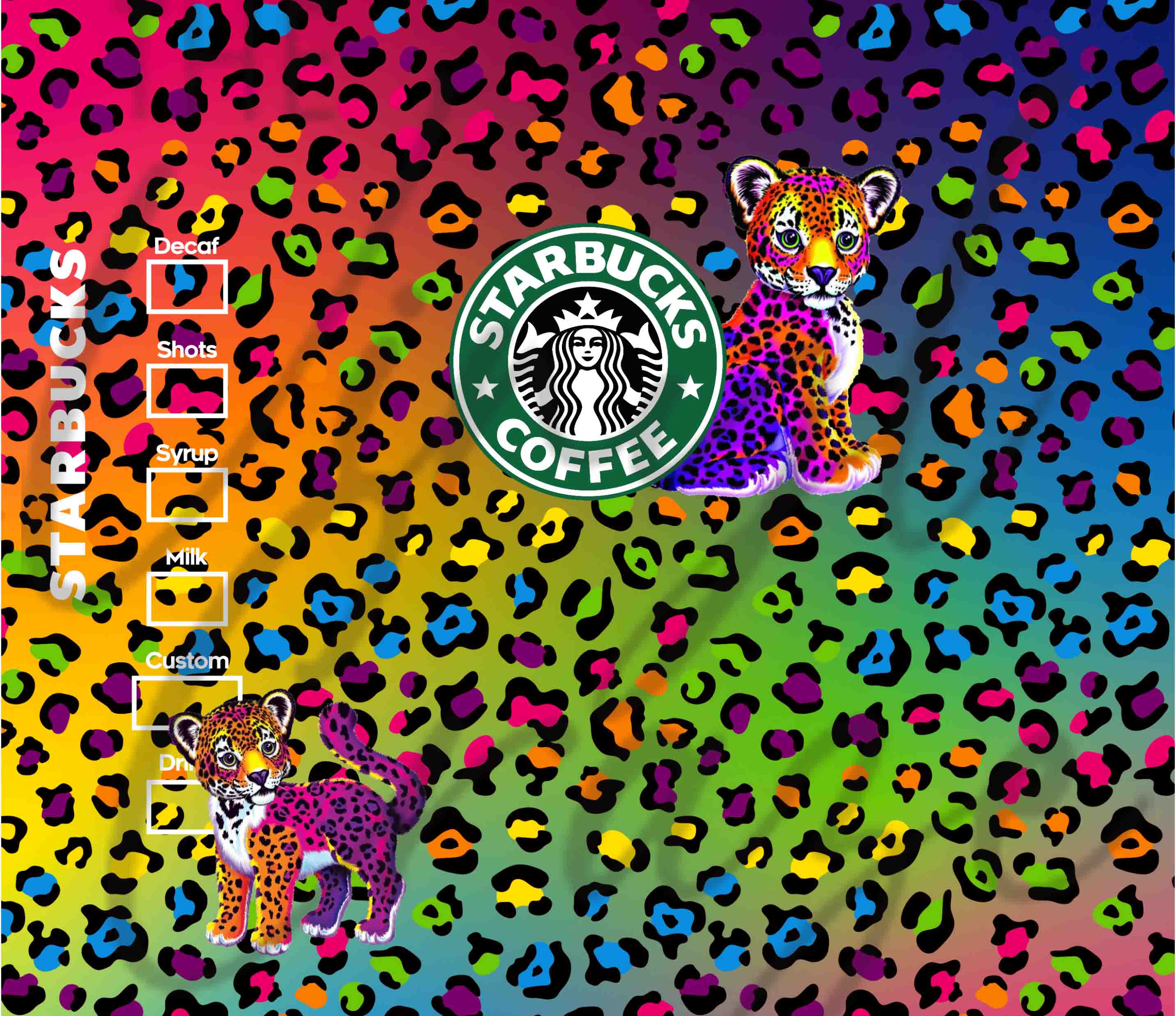 Lisa Frank Cheetah Bux - Adhesive Vinyl Wrap – 3D Undercover