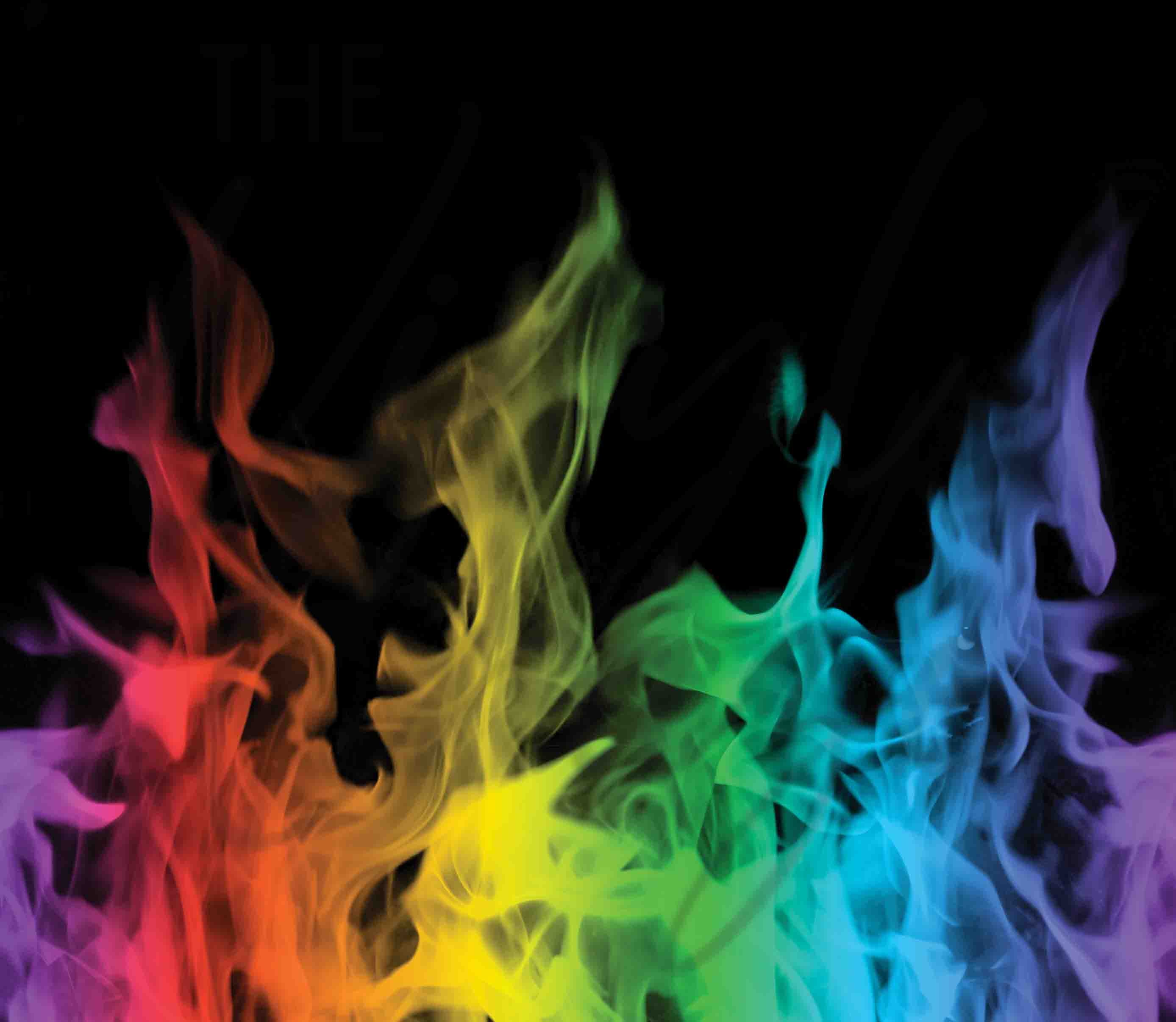 Rainbow Flame - Adhesive Vinyl Wrap – 3D Undercover