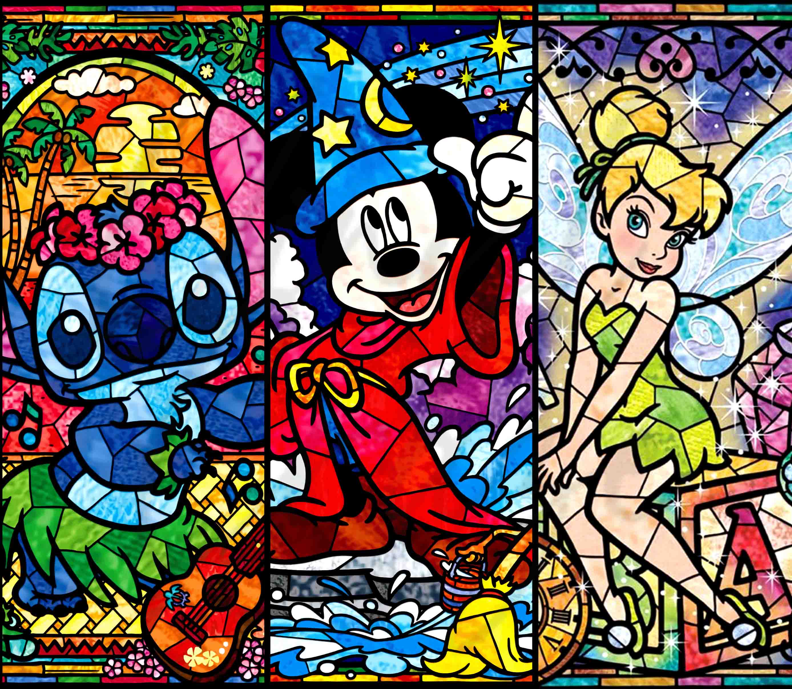 Stained Glass Characters - Adhesive Vinyl Wrap – 3D Undercover