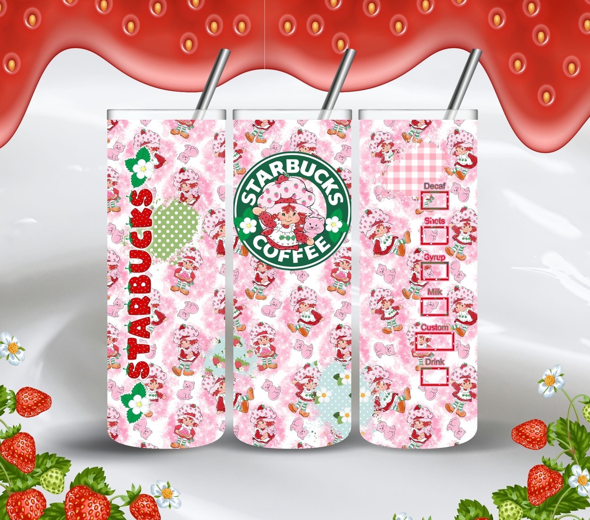 Strawberry Shortcake - Adhesive Vinyl Wrap – 3D Undercover