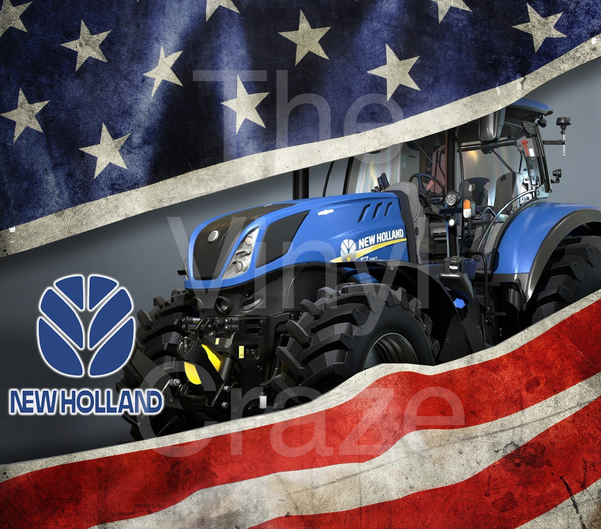 NewHolland - Adhesive Vinyl Wrap – 3D Undercover